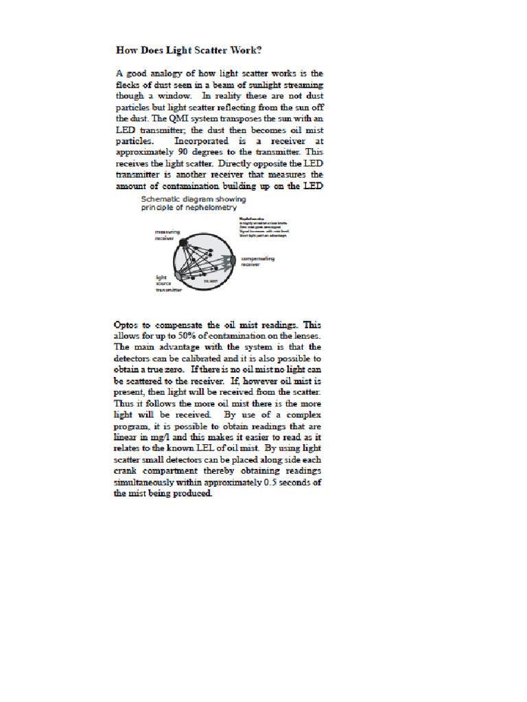 OMD Light Scatter | PDF