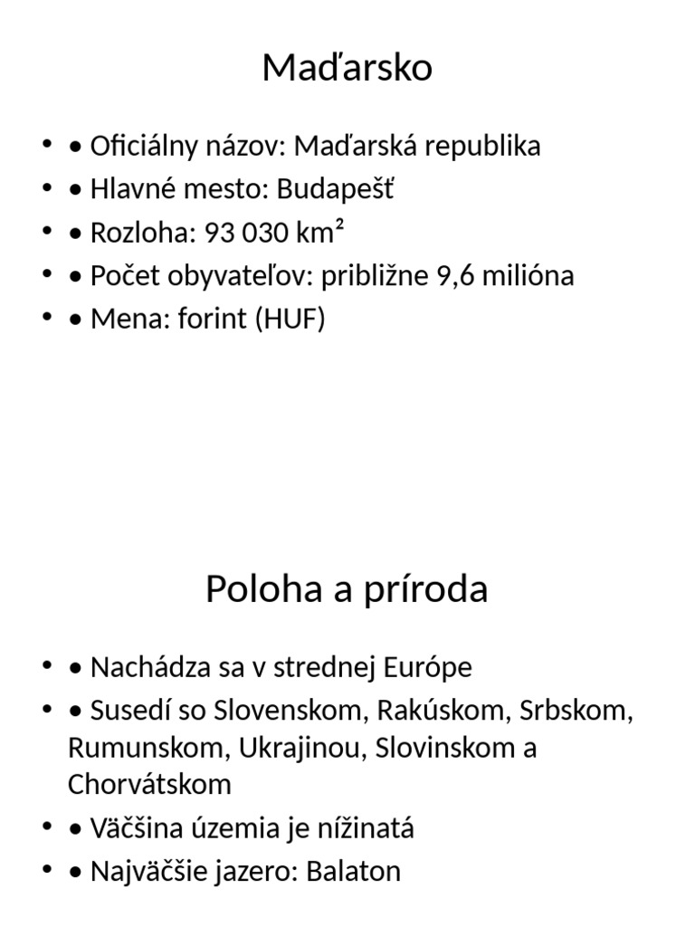 Madarsko Prezentacia | PDF