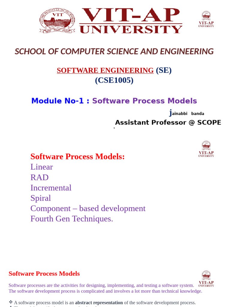 M1 L2 Process Models | PDF | Software Development Process | Software ...