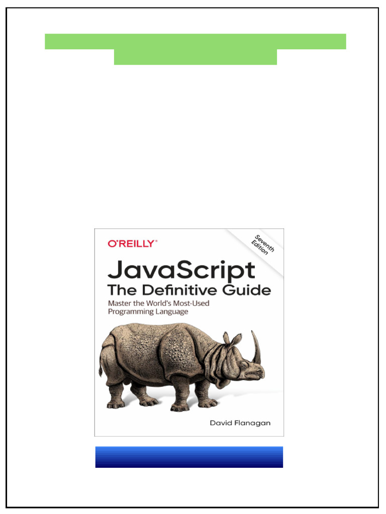 JavaScript The Definitive Guide 7th Edition David Flanagan updated 2025 | PDF | Java Script ...