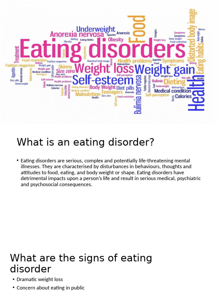 Understanding Eating Disorders: Signs & Types | PDF