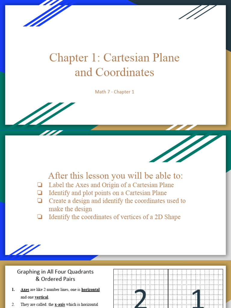 Understanding the Cartesian Plane | PDF | Cartesian Coordinate System ...