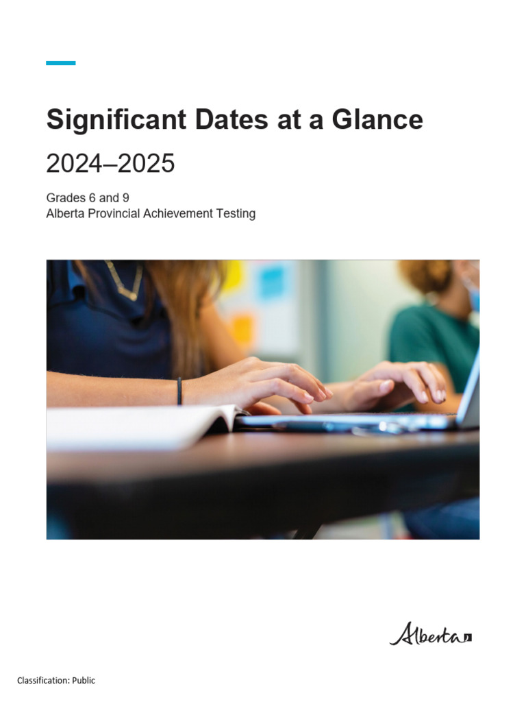 Ed Pat Significant Dates at A Glance | PDF | Alberta