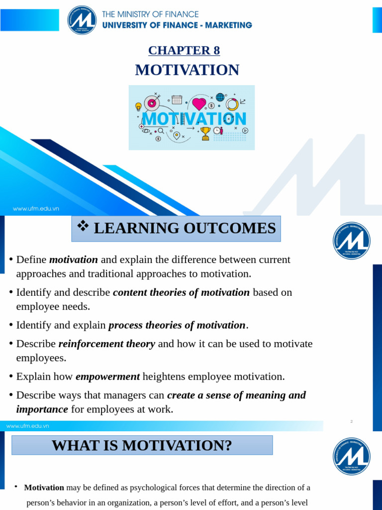 CHAPTER 8 - Motivation | PDF | Motivational | Motivation