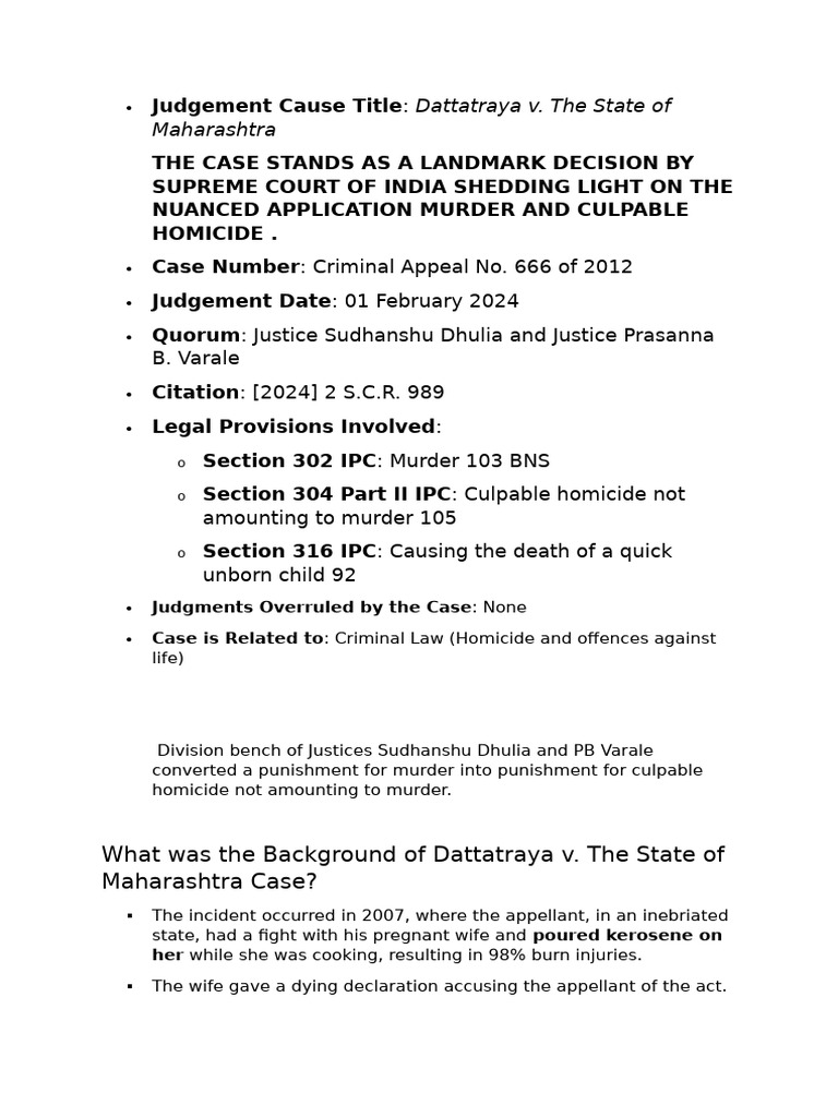 Judgement Cause Title | PDF | Murder | Judgment (Law)