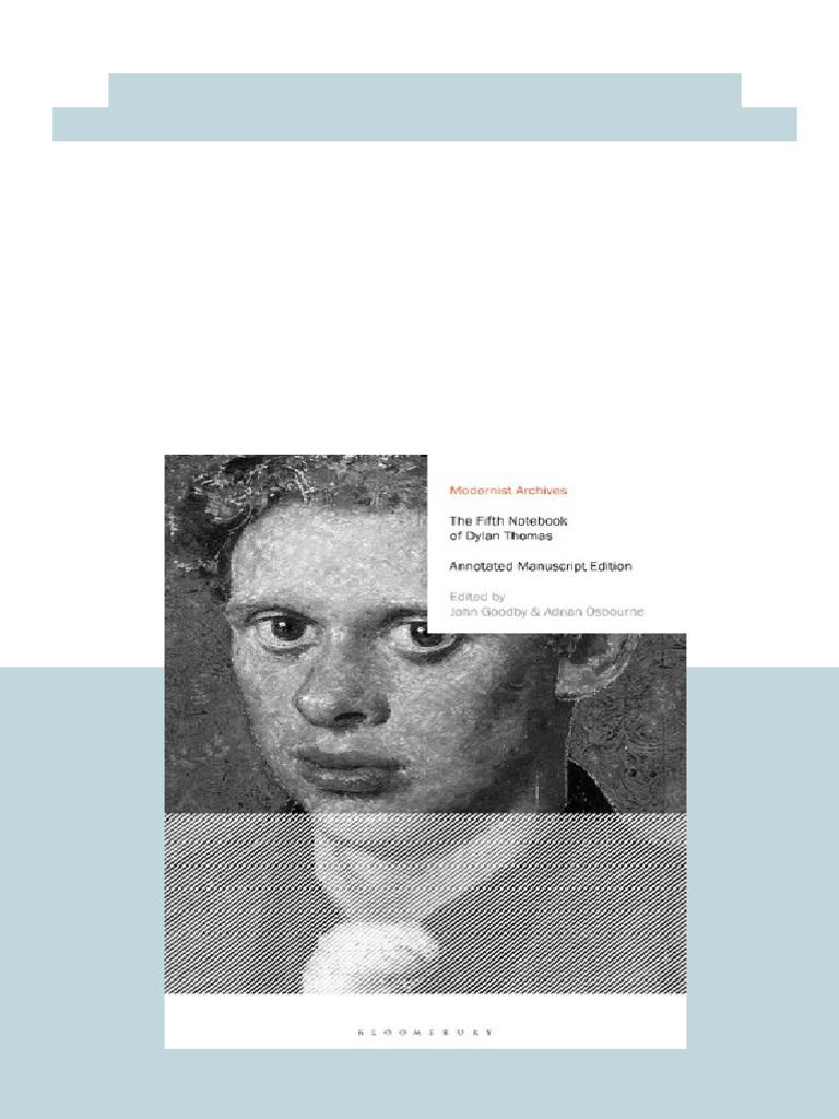 The Fifth Notebook of Dylan Thomas Annotated Manuscript Edition John ...
