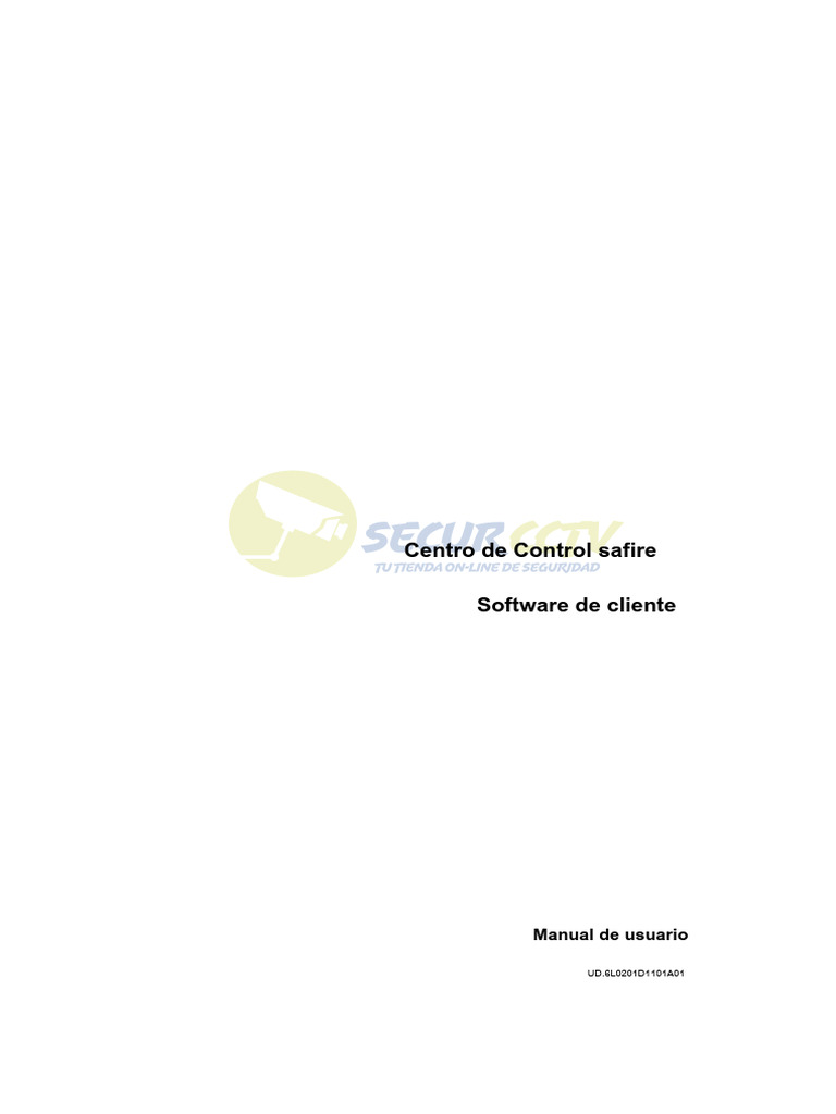 Manual del Centro de Control Safire | PDF | Botón (Computación ...
