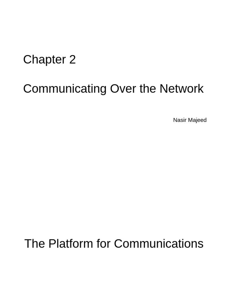 Network Communication Fundamentals | PDF | Osi Model | Internet ...