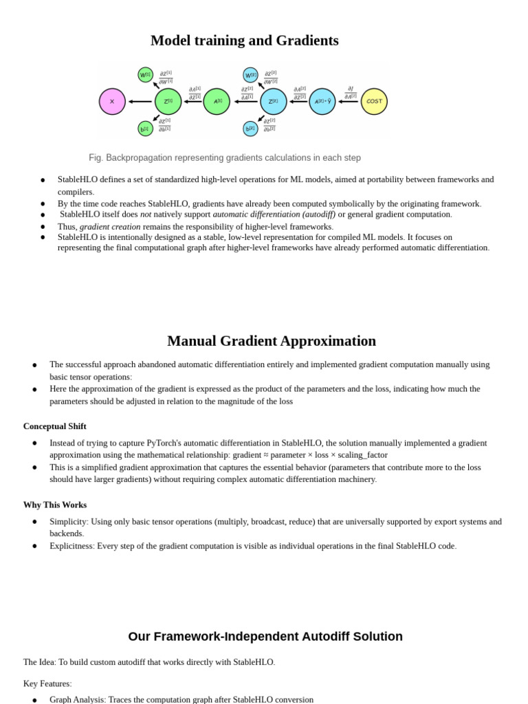 Model Training and Gradients | PDF | Gradient | Computational Science