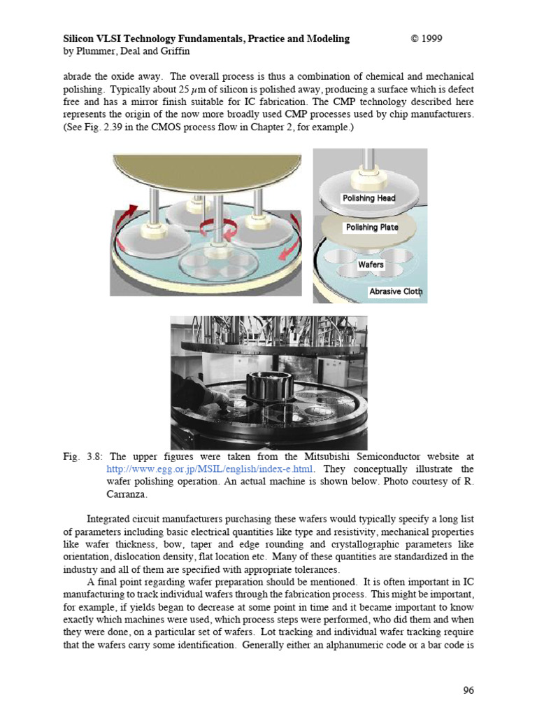 VLSI Technology Book JD Plummer 5th Sem-109-110 | PDF | Wafer ...
