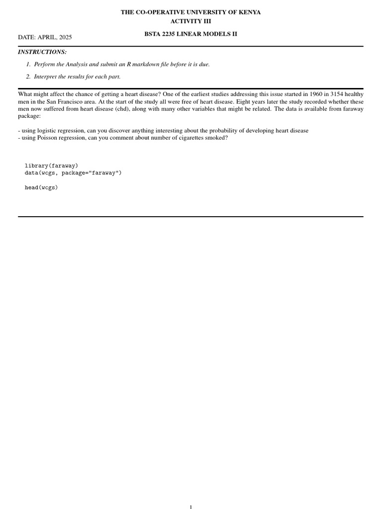 Bsta 2235 Activity III | PDF