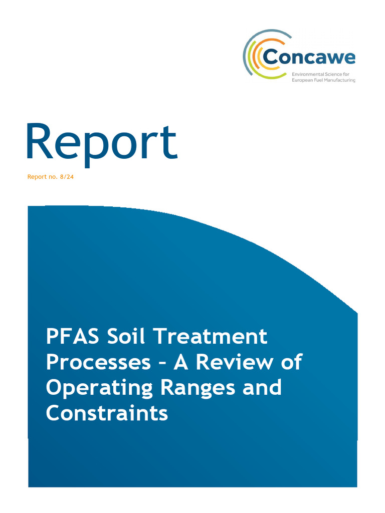 PFAS Soil Treatment Processes Review | PDF | Incineration ...