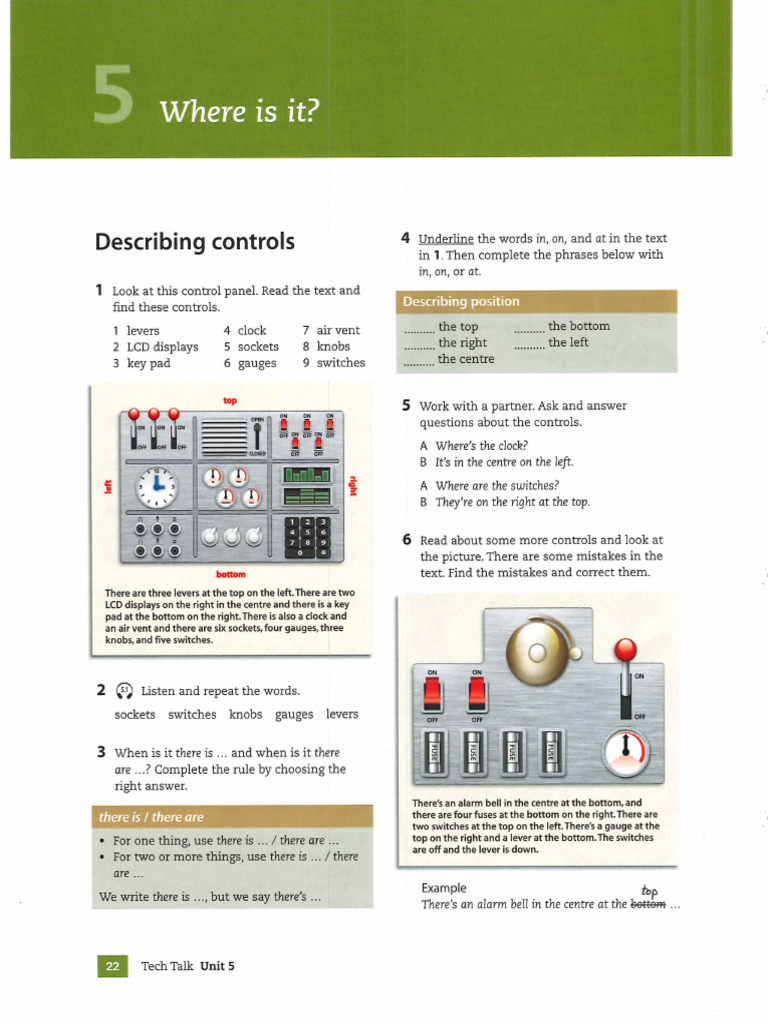 Unit 5 Where Is It | PDF