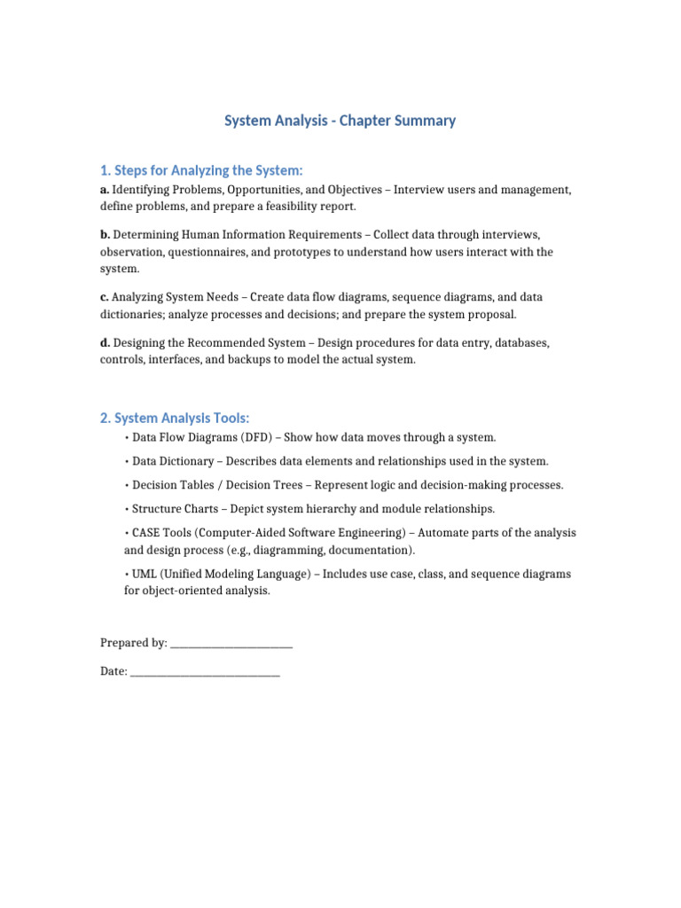 System Analysis Assignment Solution | PDF