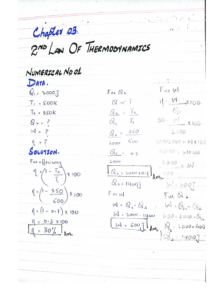 Chapter 03 Numericals | PDF