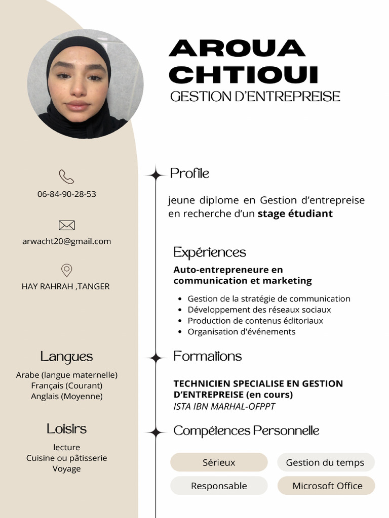 CV Aroua | PDF