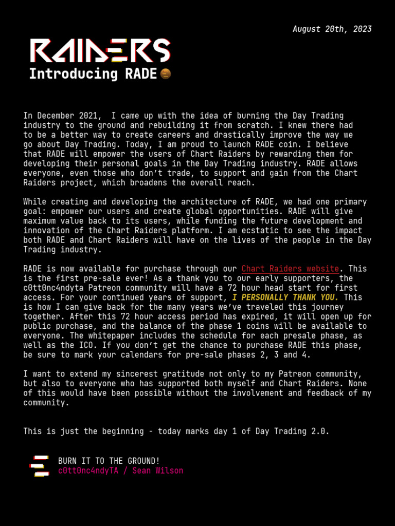 Chart Raiders One Pager | PDF