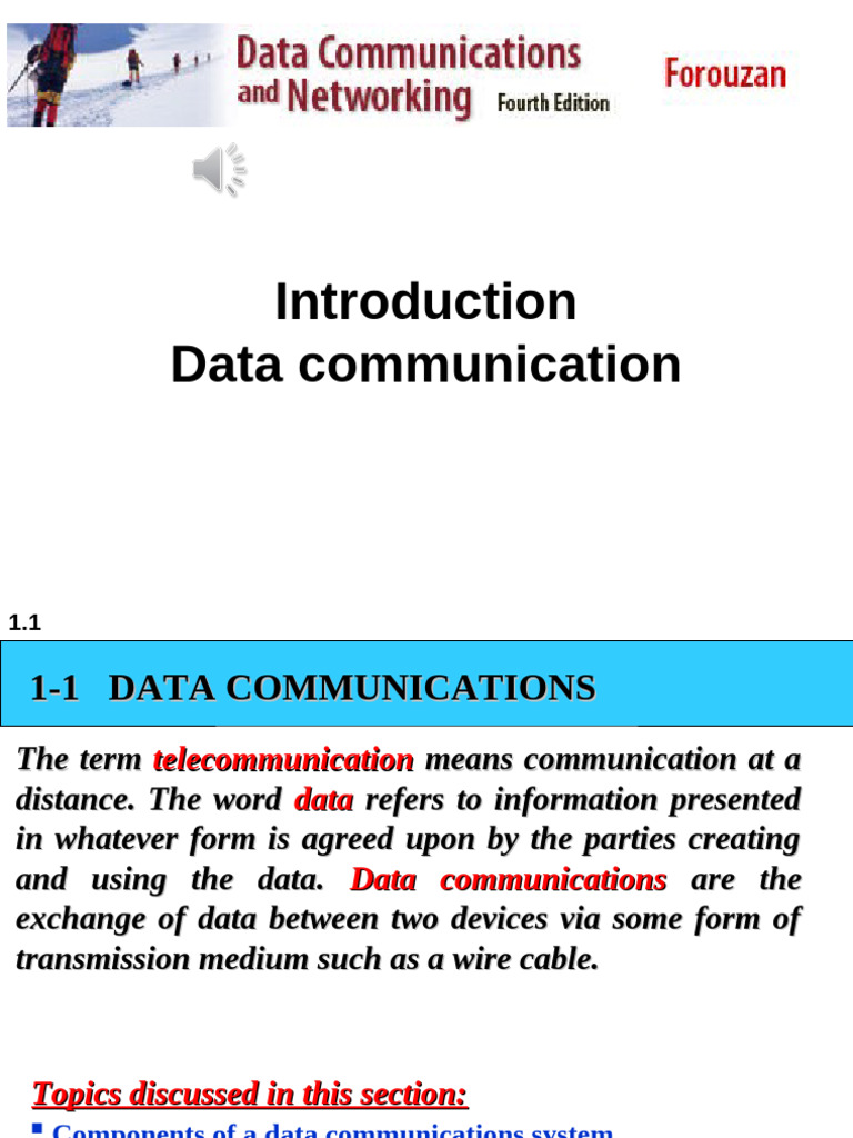 Data Communications Overview and Concepts | PDF