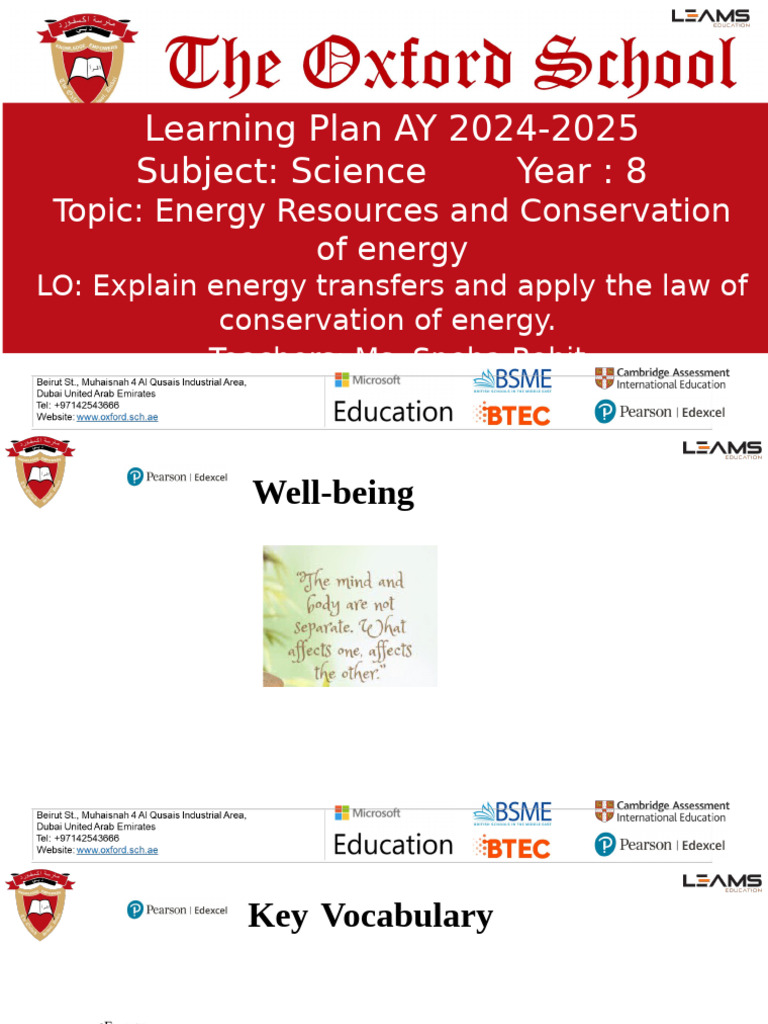 Energy Resources & Conservation Plan | PDF | Fuels | Energy Development