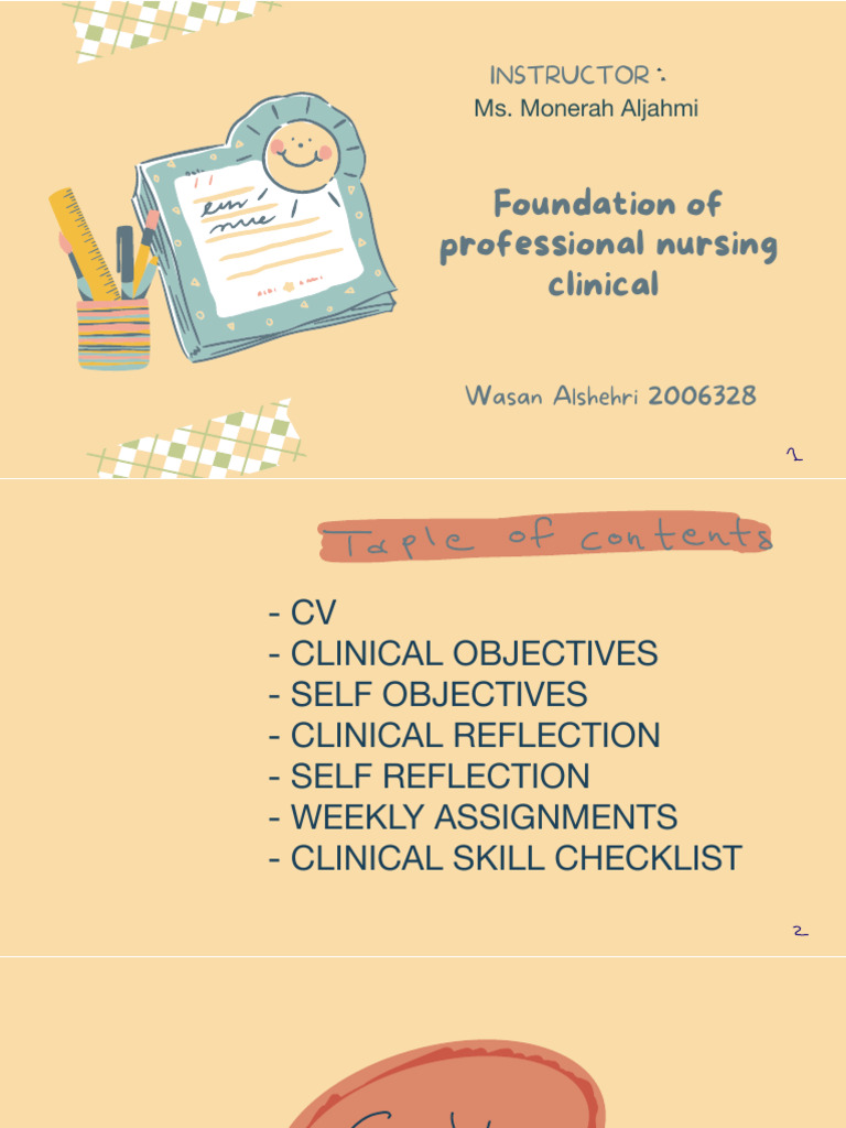 Nursing Clinical Skills and Reflections | PDF | Pain | Arthritis
