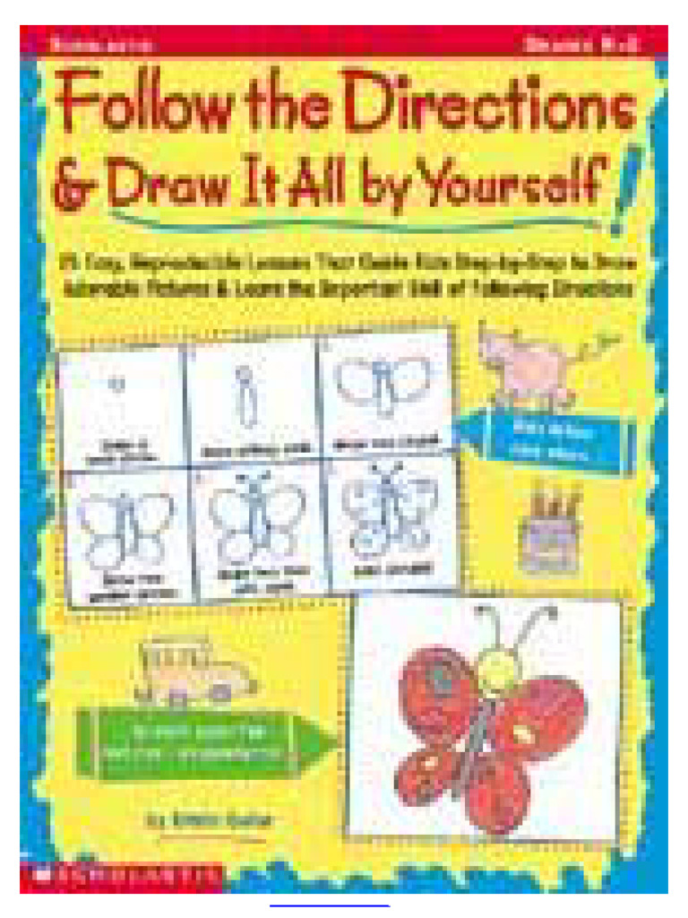 Follow The Directions Draw It All by Yourself Grade K-2 (Scholastic ...