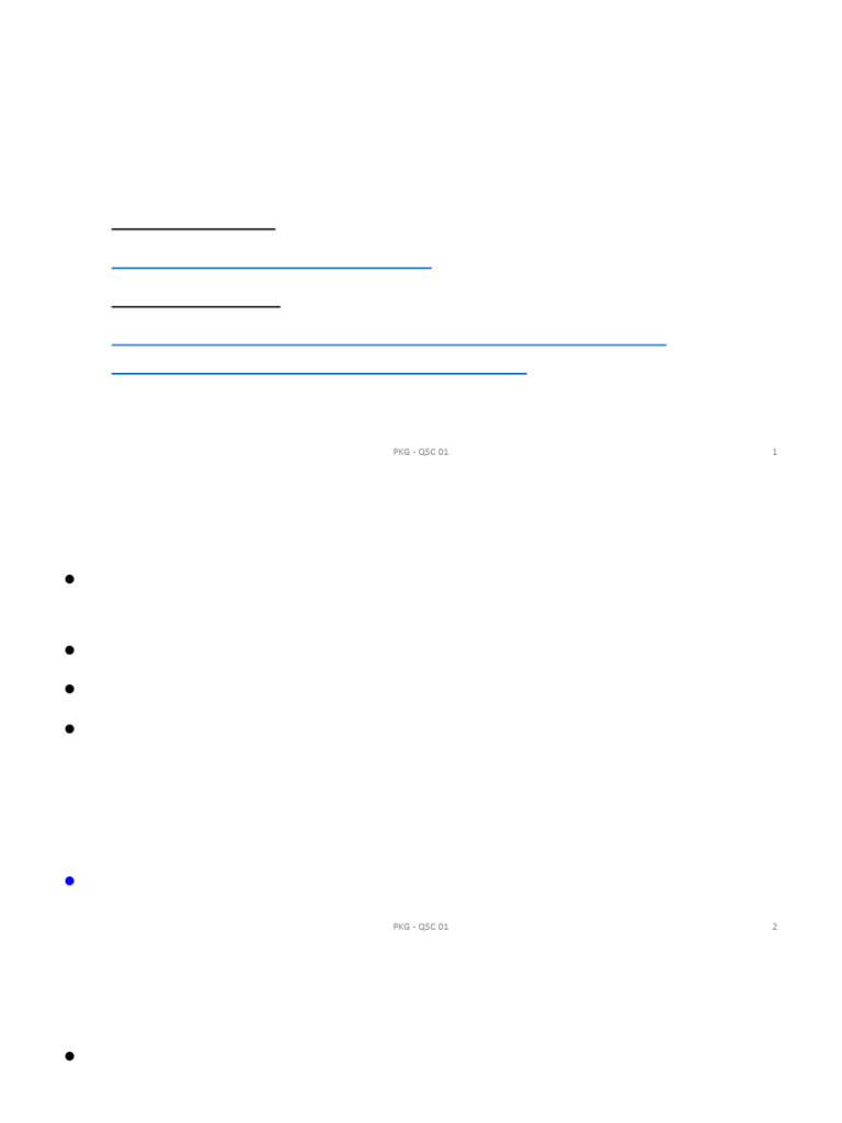 QSC 01 Quality Basics | PDF | Specification (Technical Standard ...