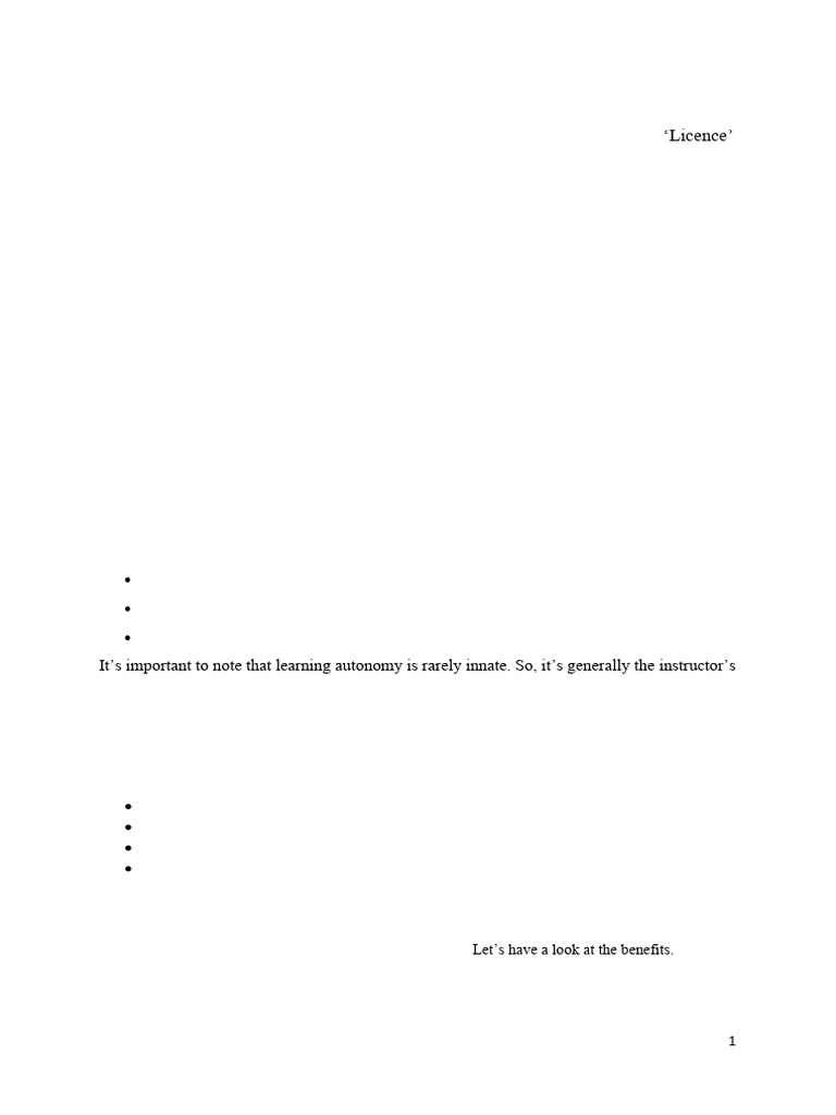 Promoting Autonomous Learning Skills | PDF | Learning | Goal Setting