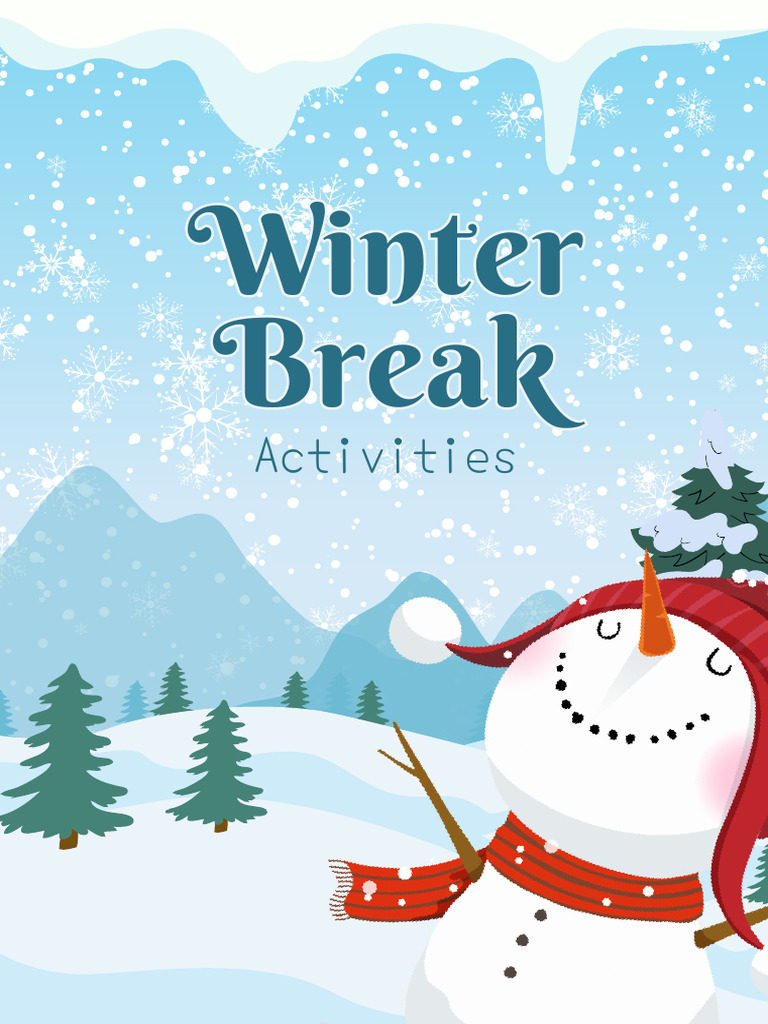 Winter Break Activities for Kids | PDF