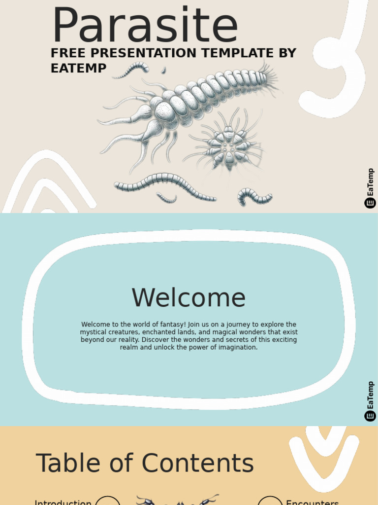 Parasite PowerPoint Template by EaTemp | PDF | Elves | Fantasy