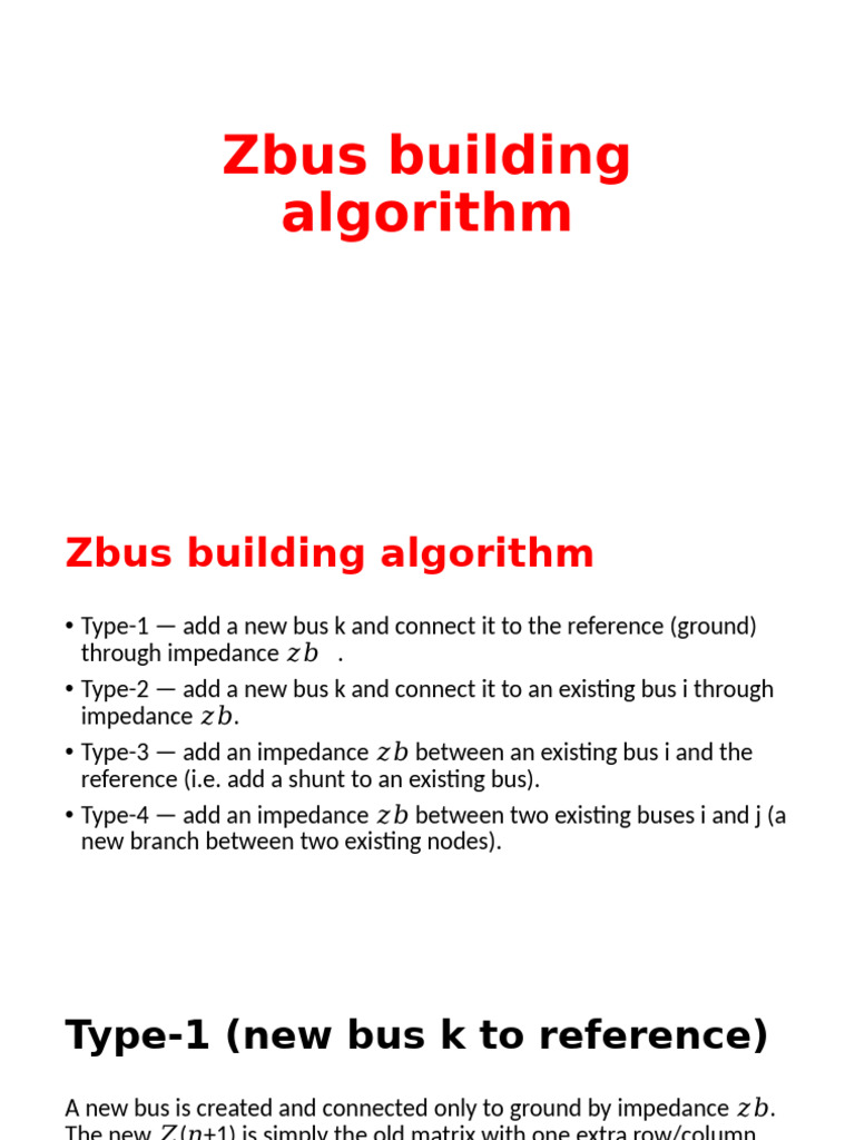 Zbus Building Algorithm Pdf