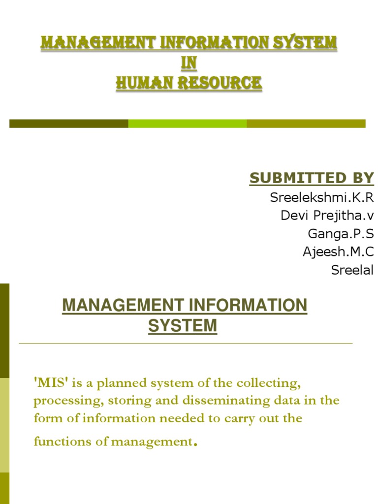 Mis in HRM | PDF | Enterprise Resource Planning | Human Resource Management