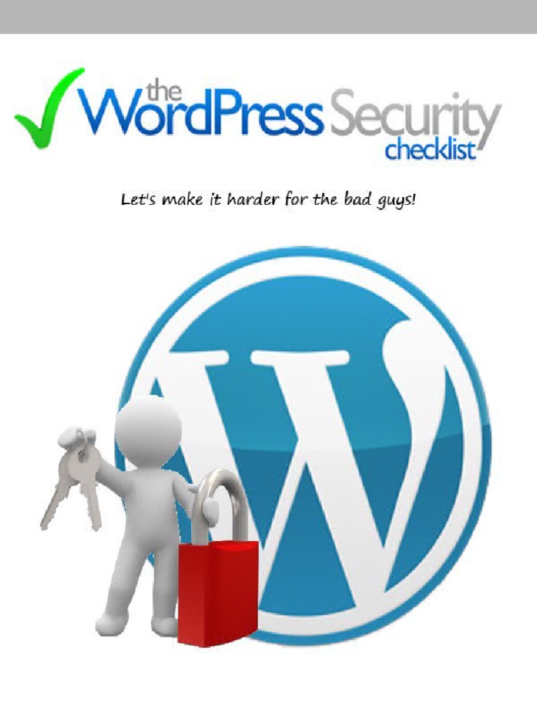 The WordPress Security Checklist | PDF | Password | File Transfer Protocol