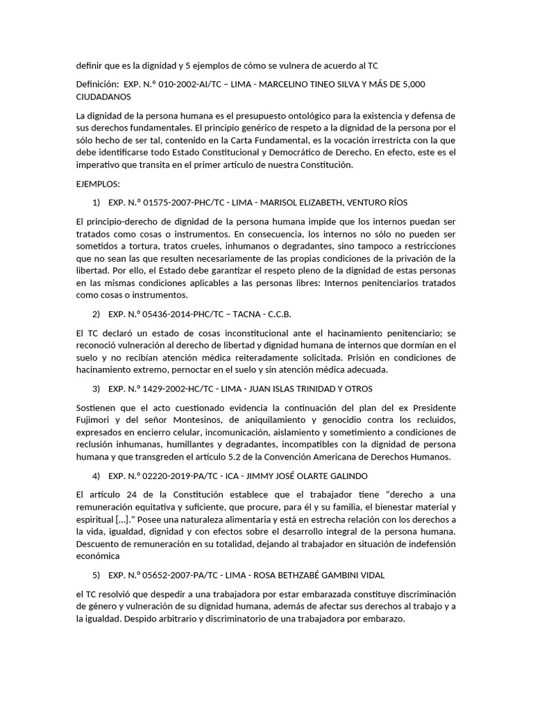 Definir Que Es La Dignidad y 5 Ejemplos de Cómo Se Vulnera de Acuerdo ...