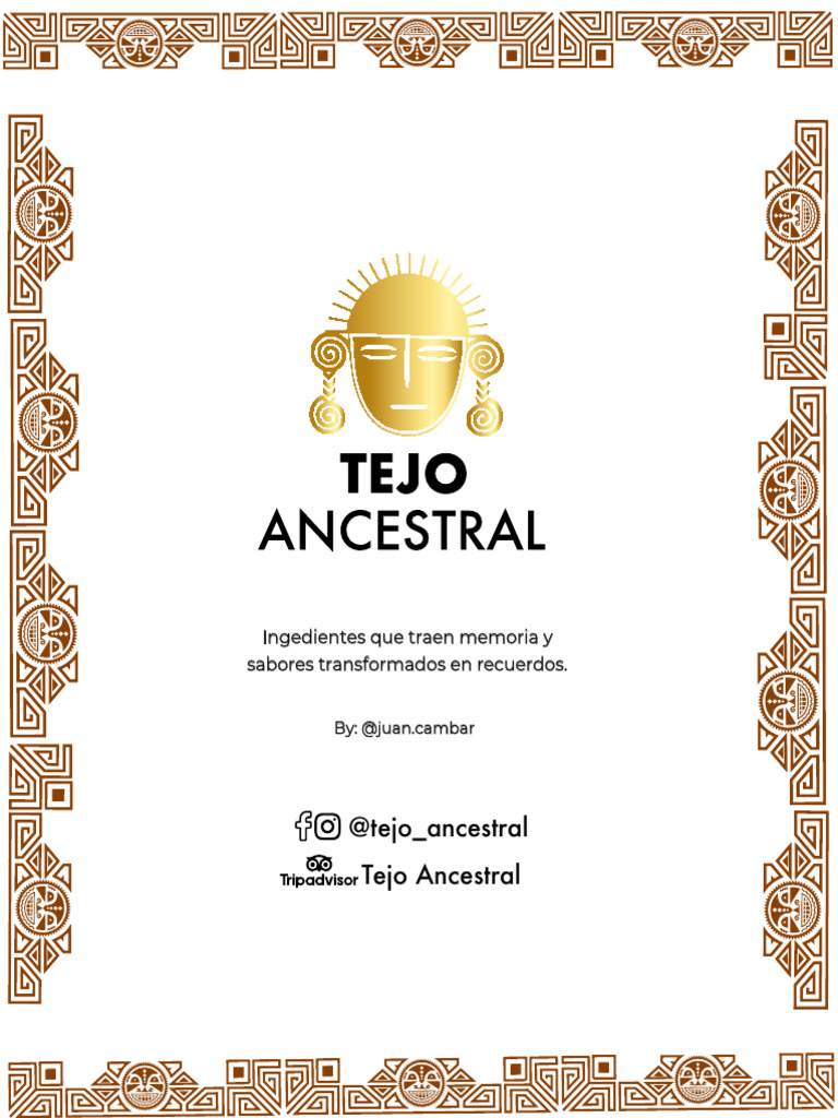 Experiencia Gastronómica Tejo Ancestral | PDF | Salsa | Postres