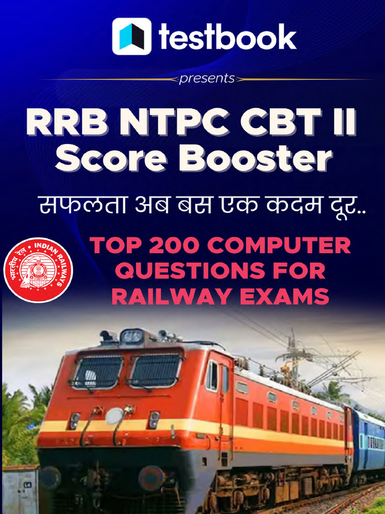 Testbook App Study Guide for RRB NTPC | PDF | Microsoft Word ...
