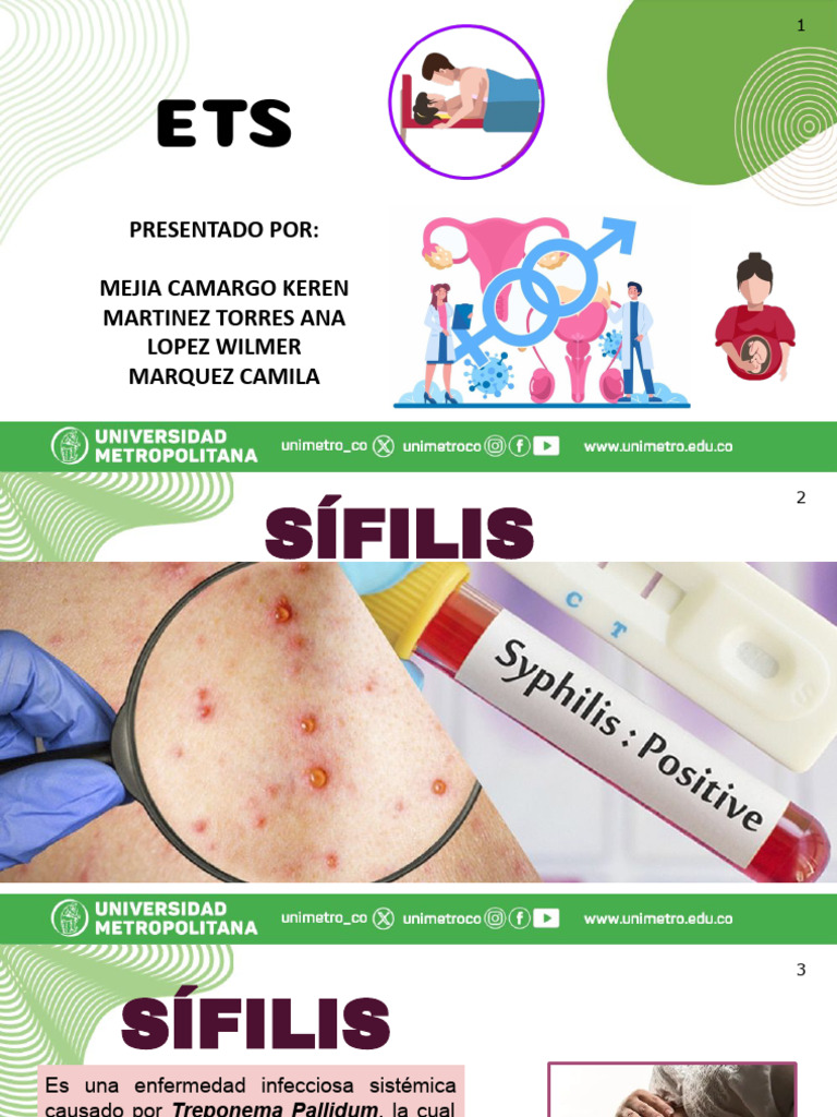 Sífilis: Epidemiología y Tratamiento | PDF | Infección transmitida ...