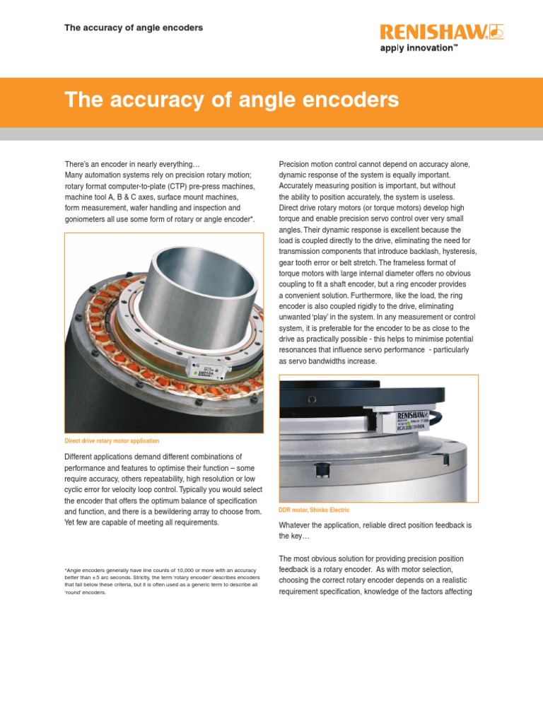 The Accuracy of Angle Encoders | PDF | Rotation Around A Fixed Axis ...