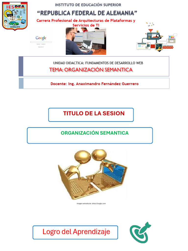 FDW - S04 - s1 Organizacion Semantica | PDF | HTML | Red mundial