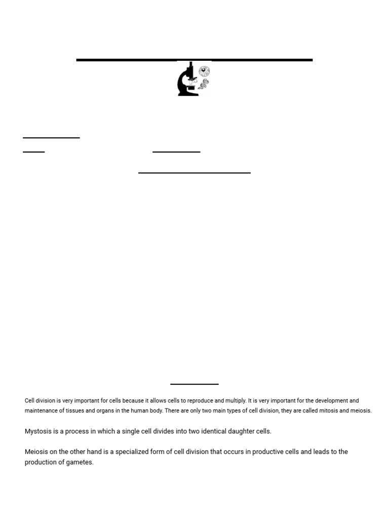 MADELINE CABRERA ALCANTARA - Celldivparaphrasing | PDF | Mitosis | Meiosis