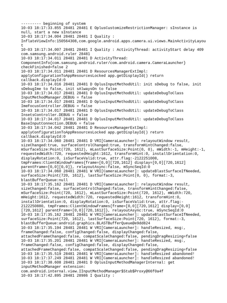 Log Cat 1759495688211 | PDF | Computer Architecture | Computer Engineering