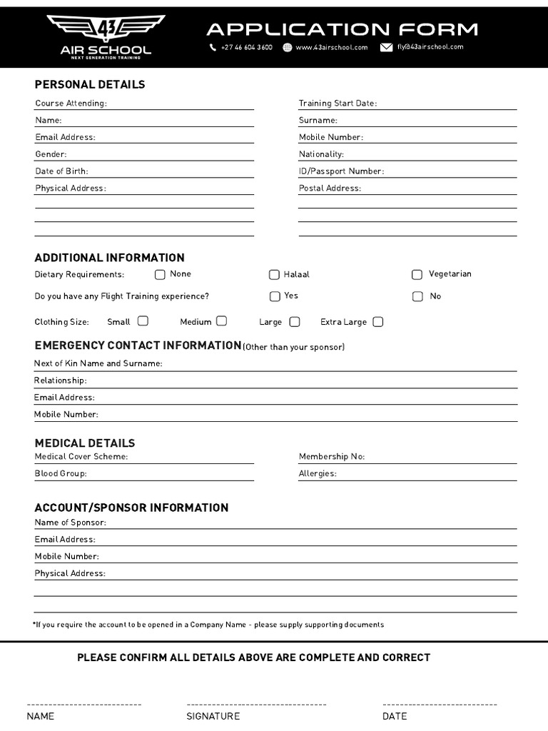 Application Form 2022 | PDF