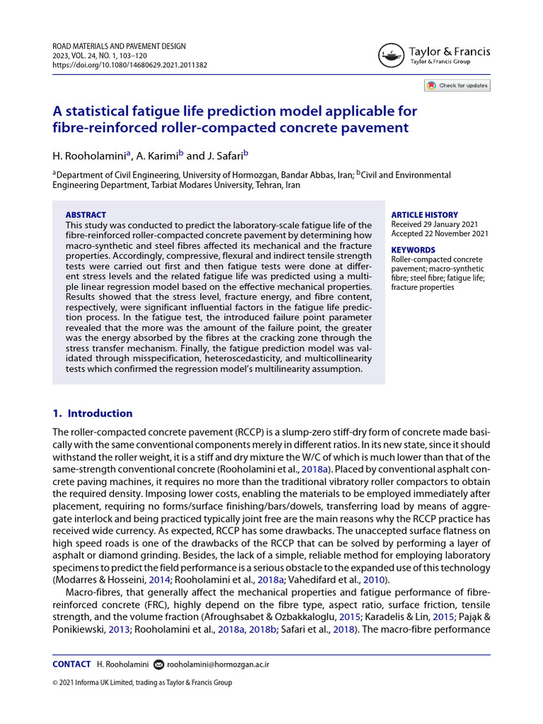 A Statistical Fatigue Life Prediction Model Applicable For Fibre ...