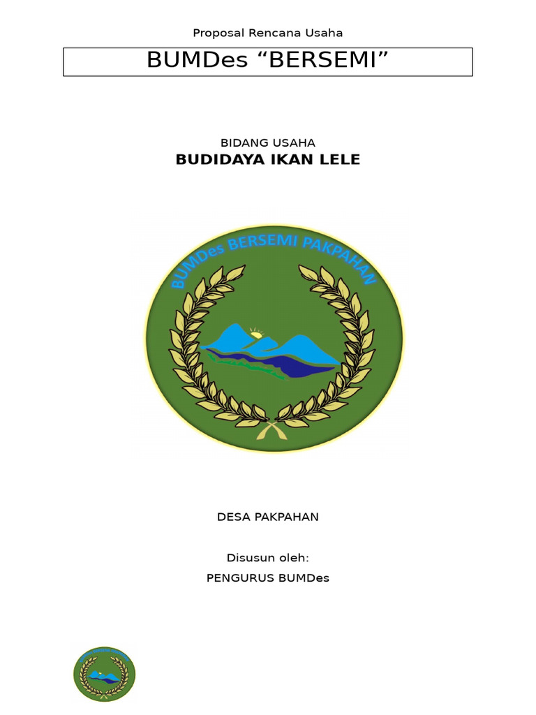 Proposal Rencana Usaha | PDF