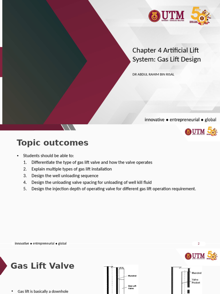 Chapter 3 Artificial Lift System Part 3 | PDF | Pressure | Valve