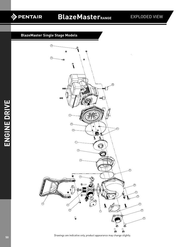 BlazeMaster Single Stage Parts List | PDF | Mechanical Engineering