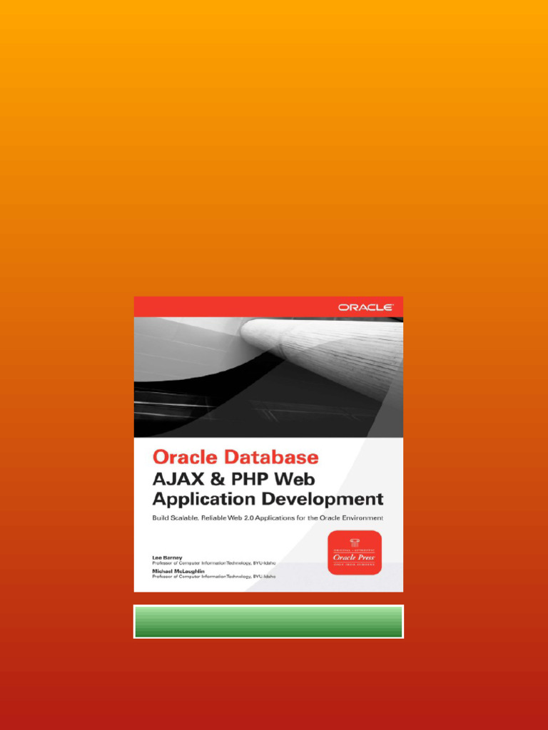 Oracle Database Ajax Php Web Application Development Lee Barney digital ...