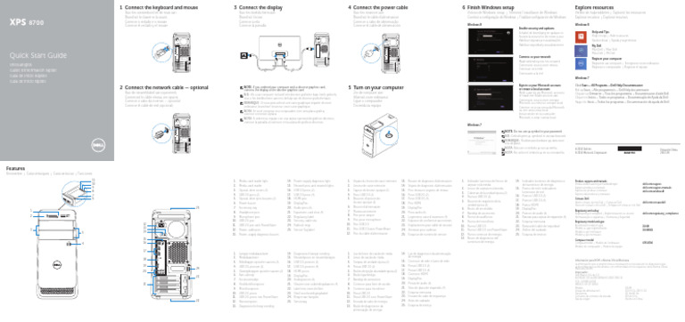 All-Products Esuprt Desktop Esuprt Xps Desktop Xps-8700 Setup Guide PT ...