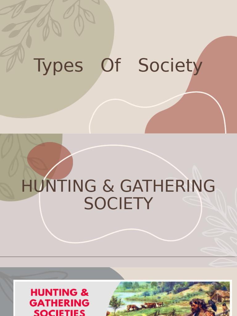 Types of Society | PDF