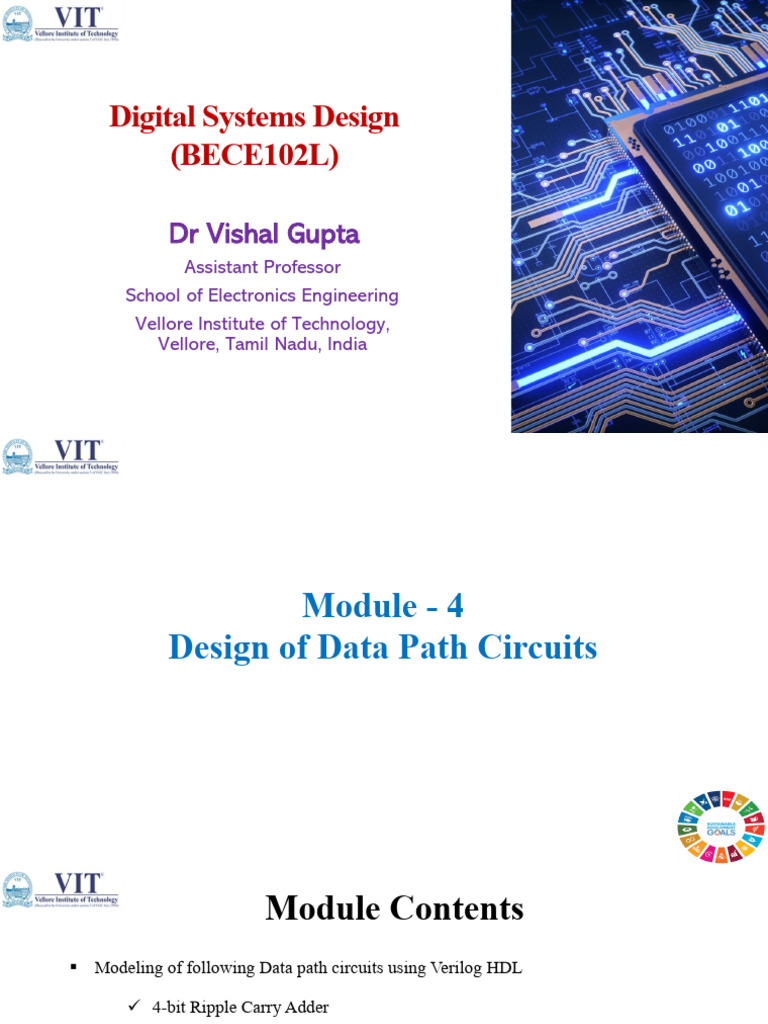FALLSEM2025-26 VL BECE102L 00100 TH 2025-09-15 BCD-Addition-and-Design | PDF | Binary Coded ...