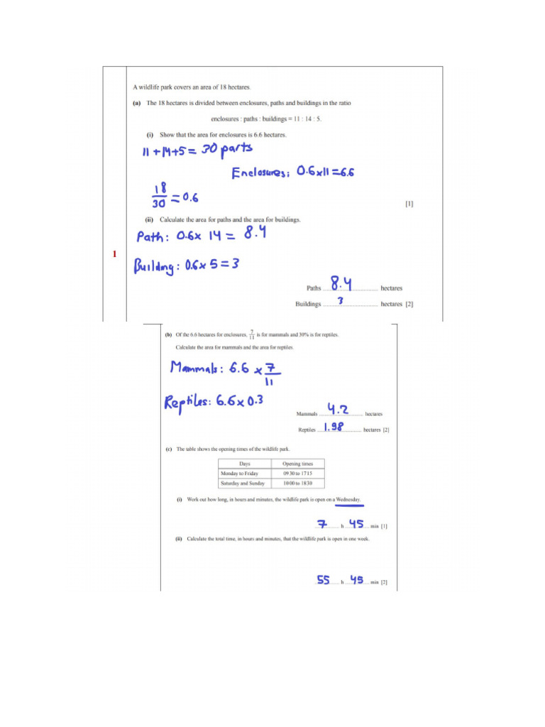 Ms Thao Homework Ratio | PDF